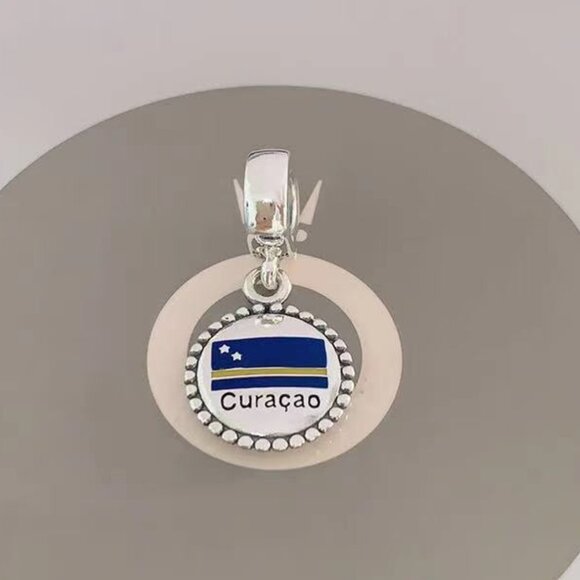 Pandora | Jewelry | Pandora Curacao Flag Charm | Poshmark